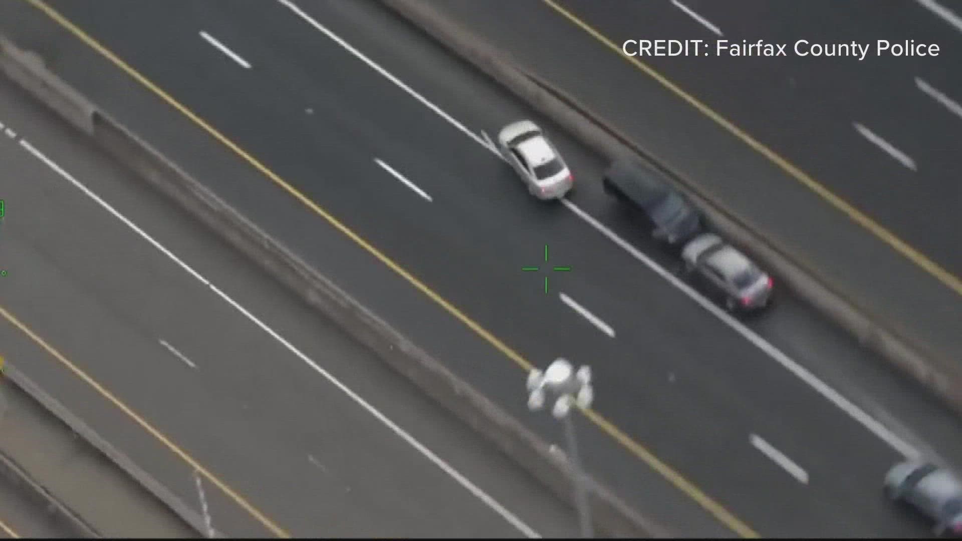 VIDEO: Police chase involving alleged double carjacker in Virginia ...