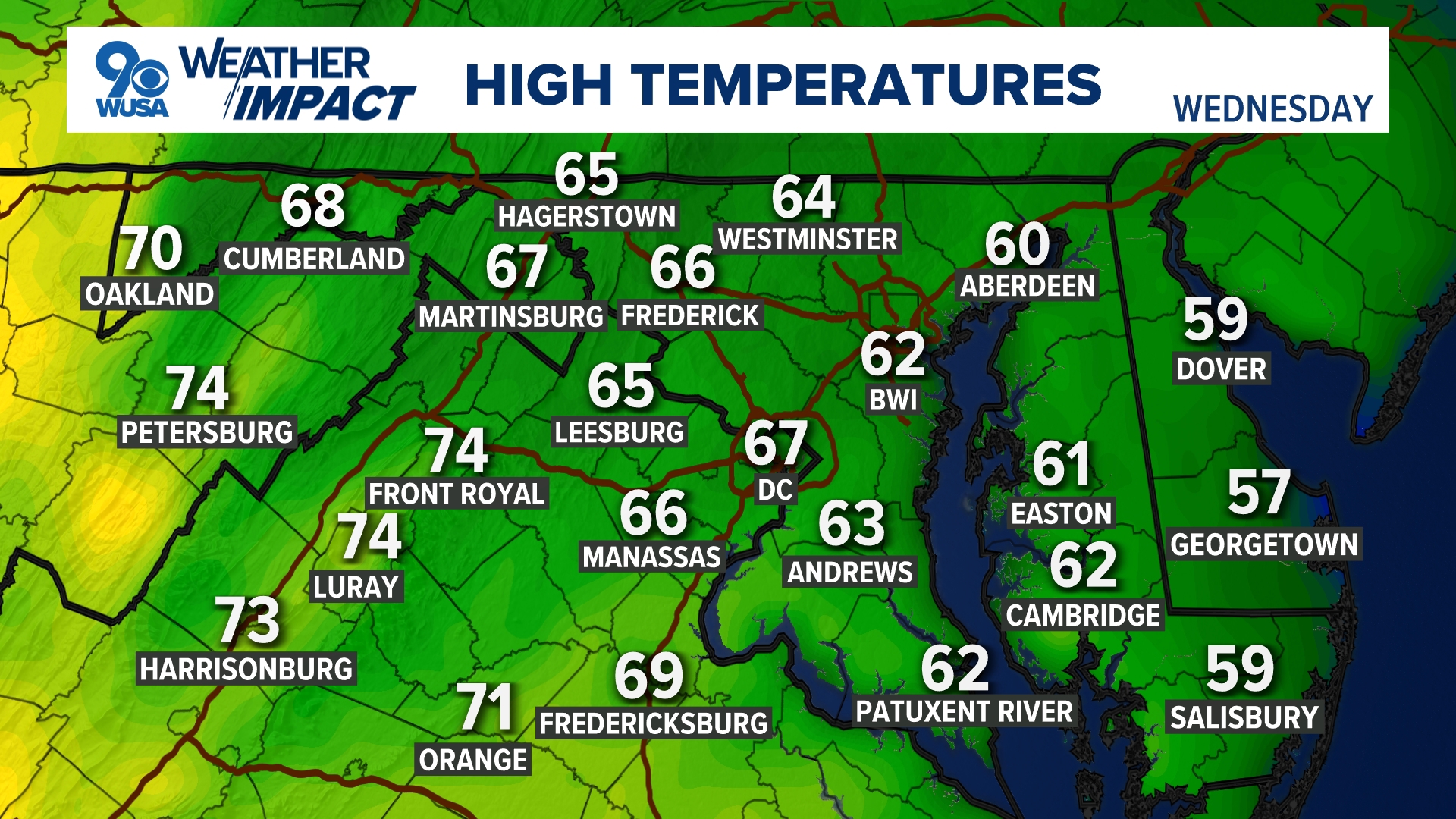 10-Day Weather Forecast | Washington DC | wusa9.com