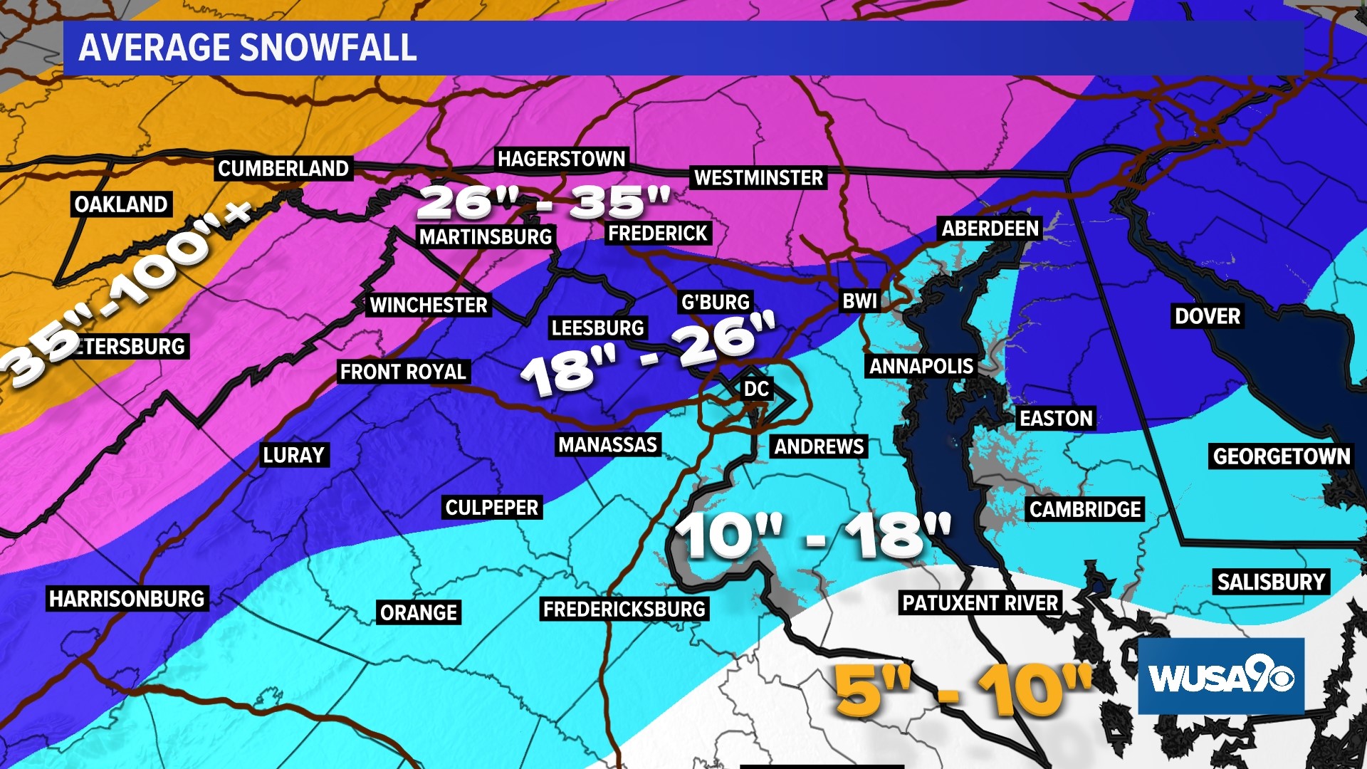 How much snow the DMV could see this winter | wusa9.com