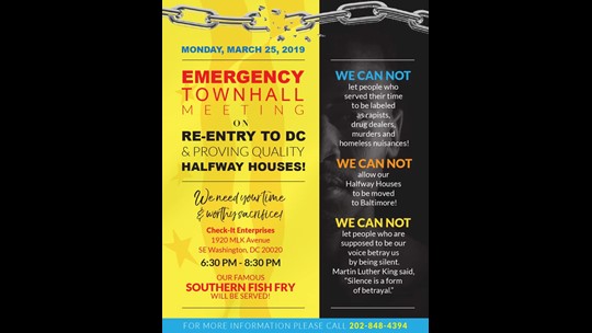 Returning citizens concerned about future of halfway houses in DC ...