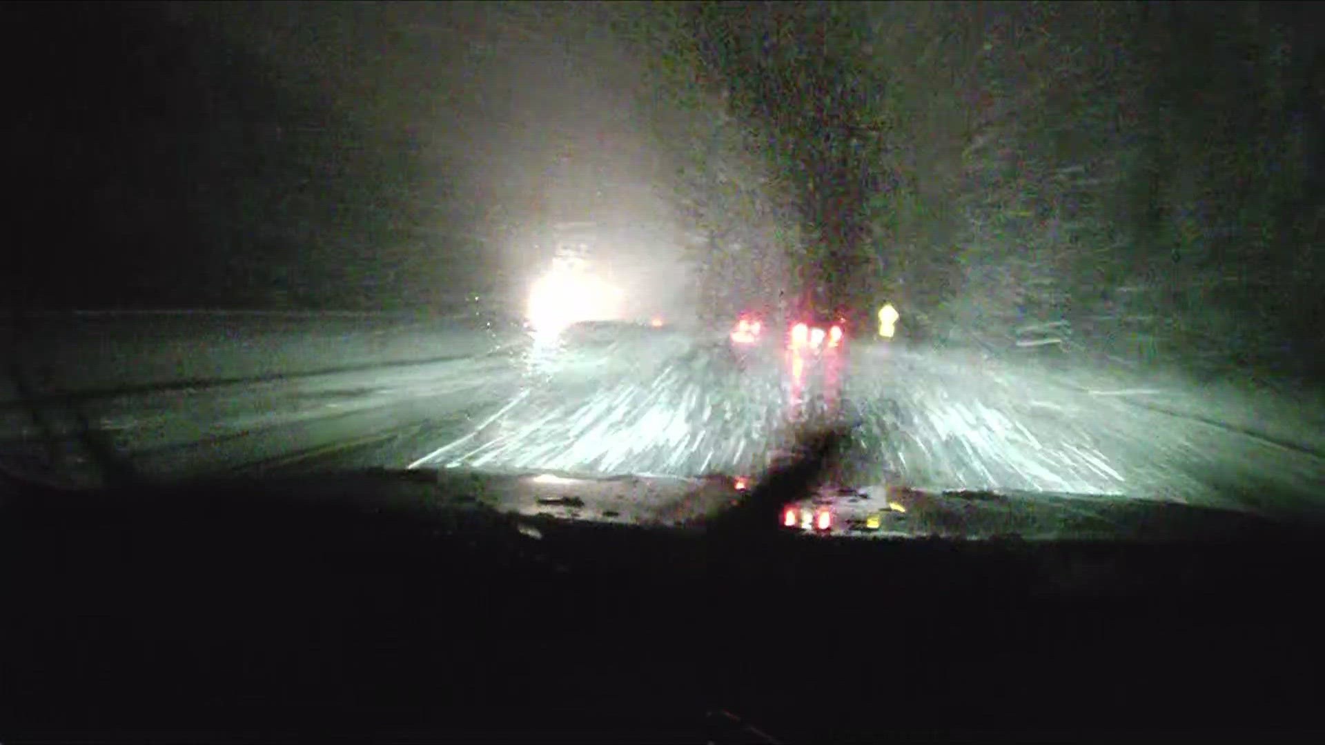 Tanker overturns, spilling diesel and injuring driver | wusa9.com