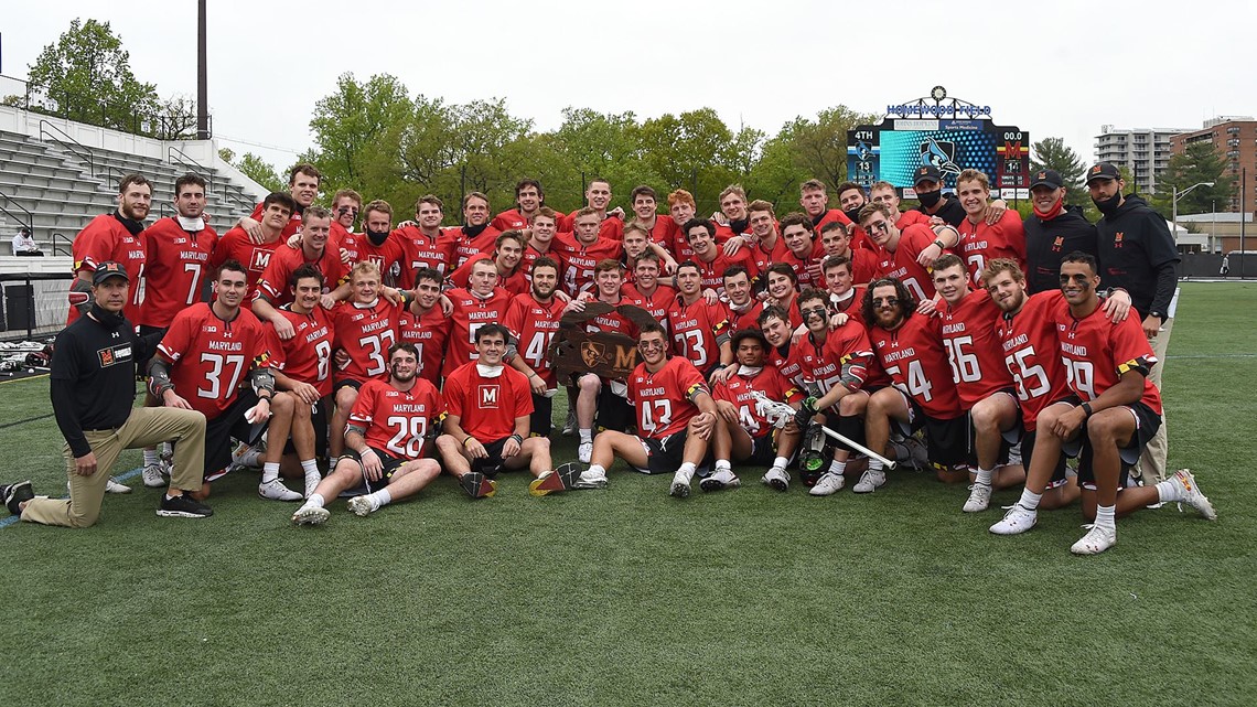 maryland lacrosse undefeated regular season win over john hopkins ...