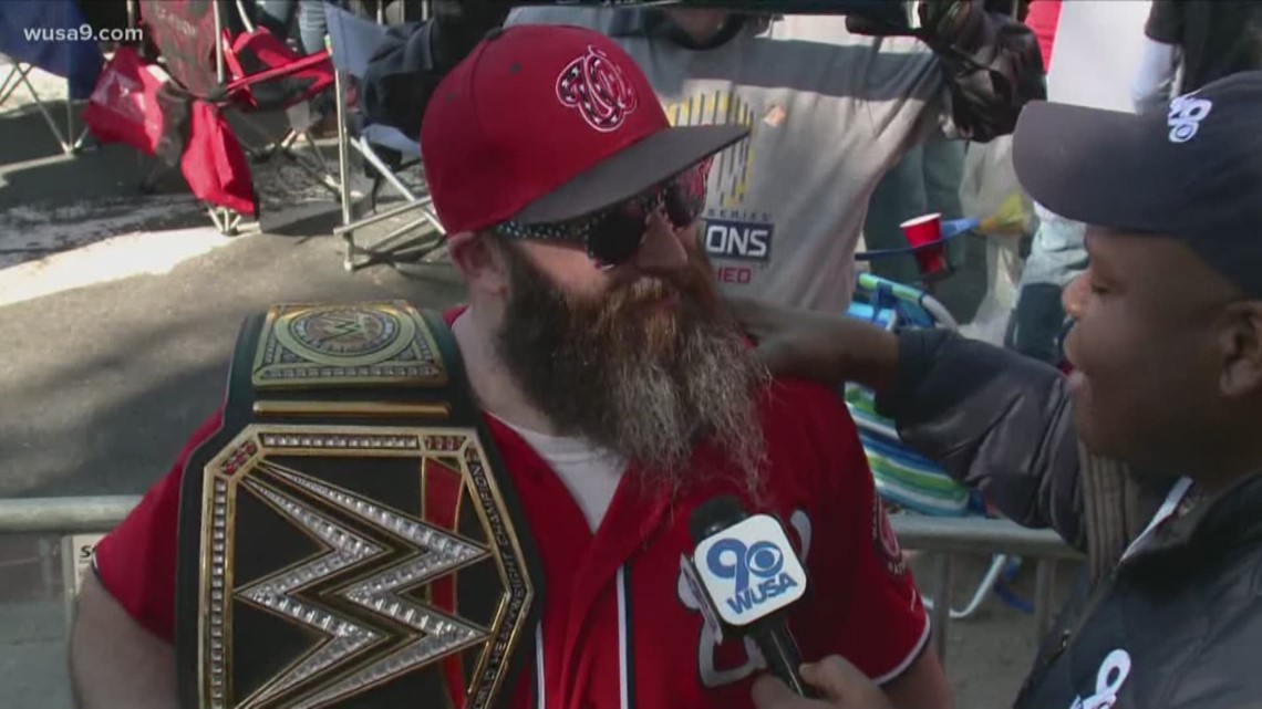 Super Nats fan, "Bam Bam" can finally cut his beard after the Nationals ...