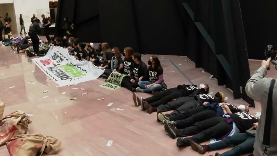 Protesters arrested inside Hart Senate Office Building | wusa9.com