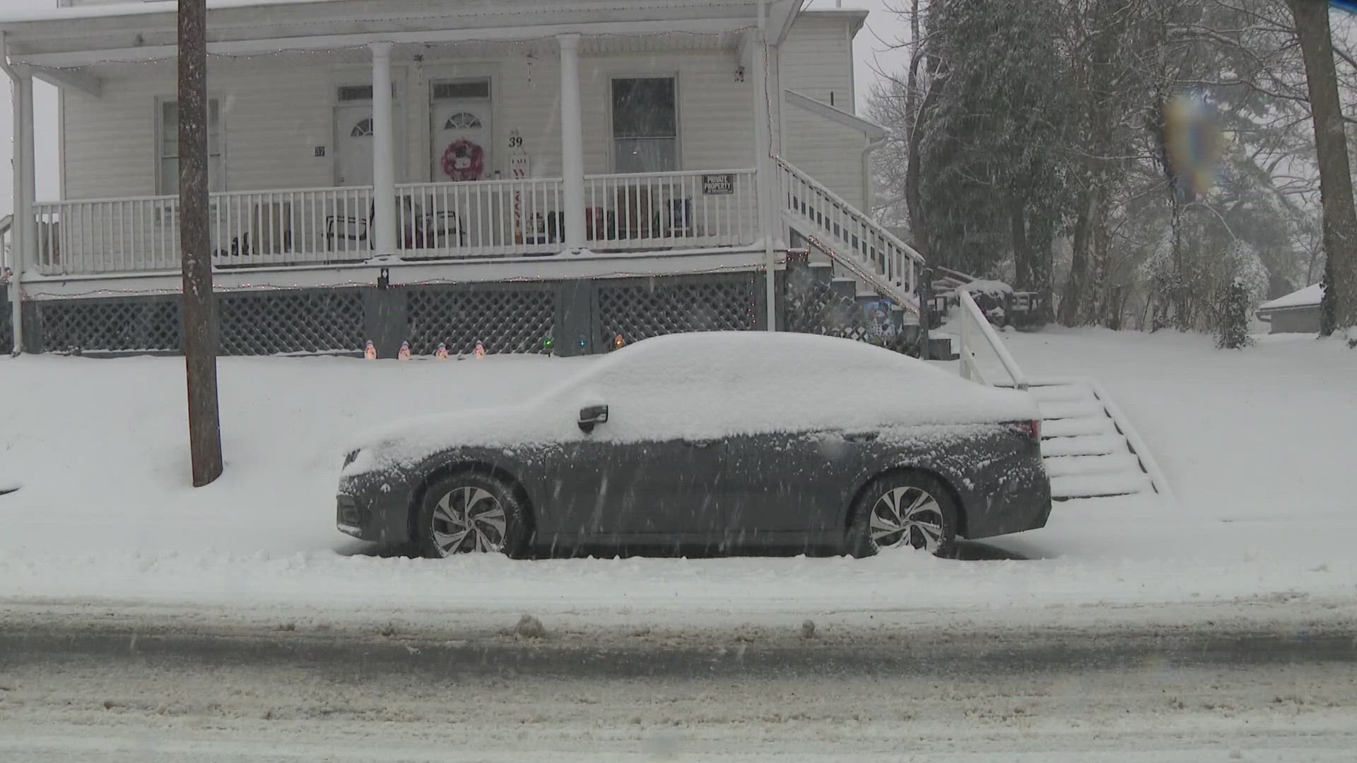 Neighbors in Hagerstown excited for the snow | wusa9.com