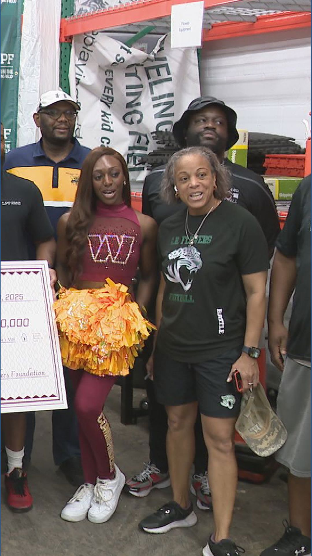 Washington Commanders support youth football with gear donation | wusa9.com