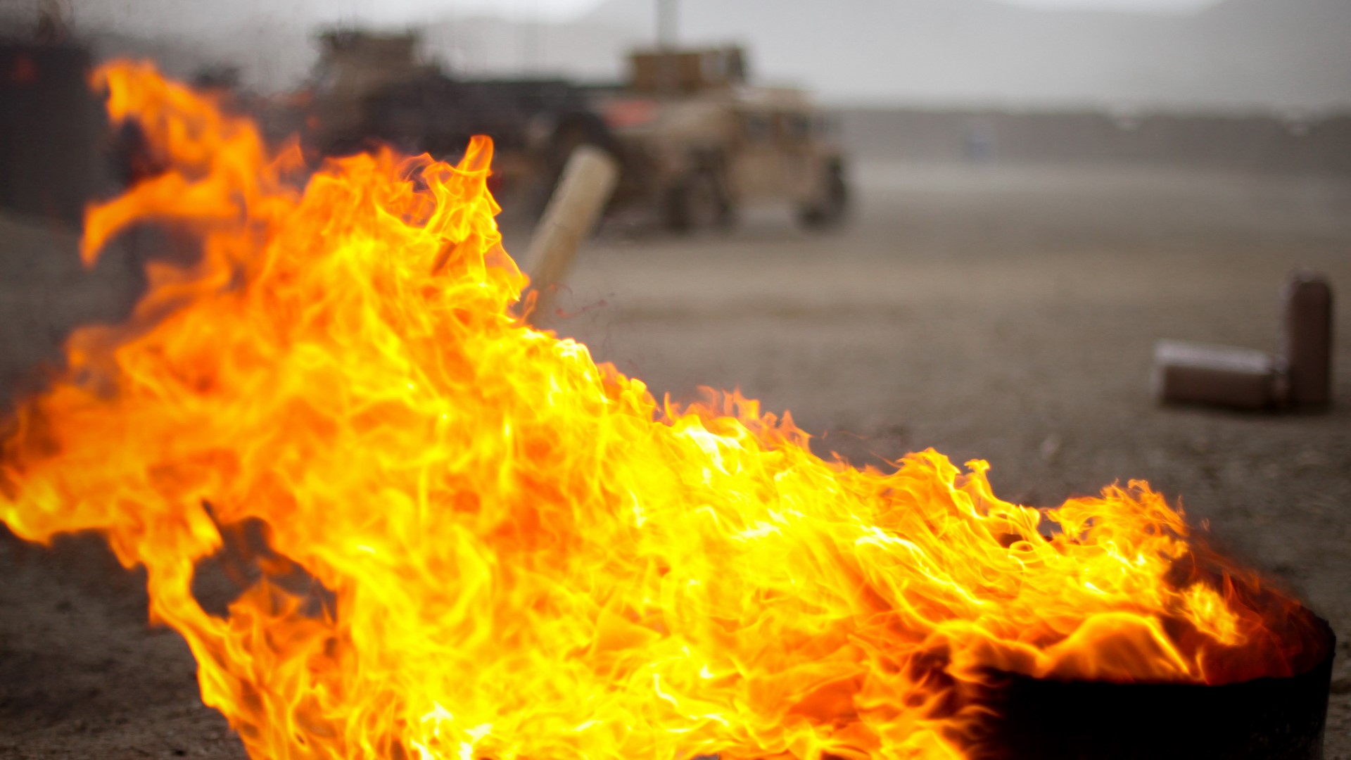 U.S. Army burn pits in action abroad | wusa9.com