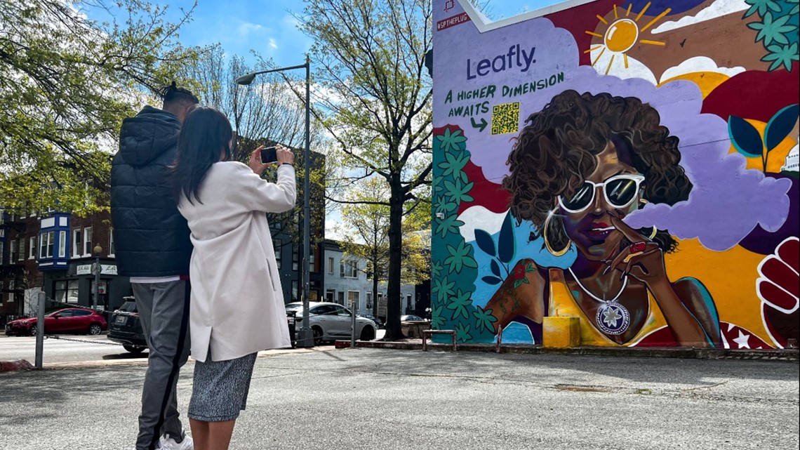DC artist's new 420 mural can be purchased as an NFT | wusa9.com