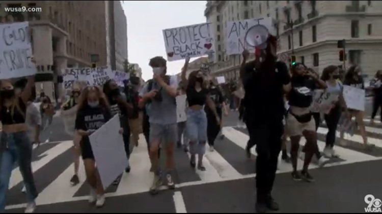 Youth-led march in support of BLM movement | wusa9.com