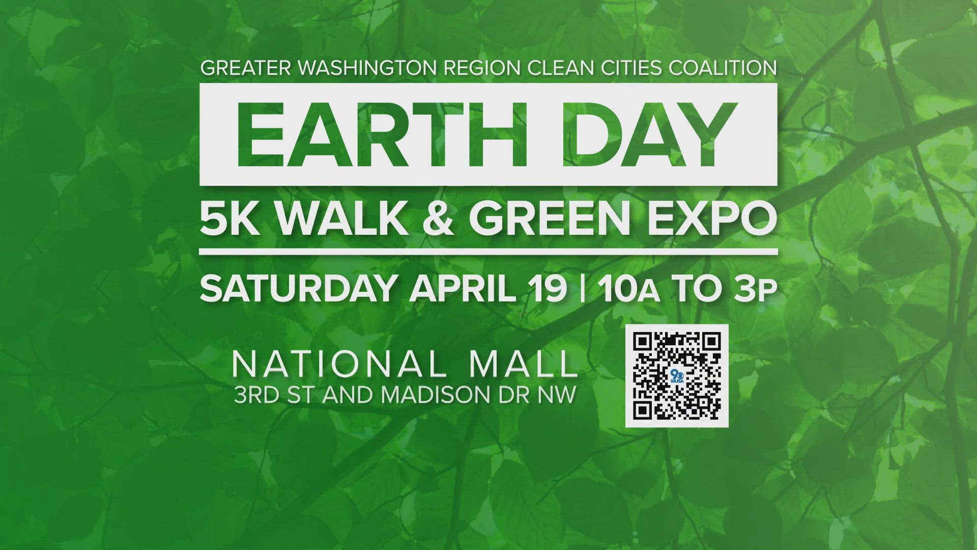 Join the Earth Day 5K walk in Washington, D.C. on April 19 | wusa9.com