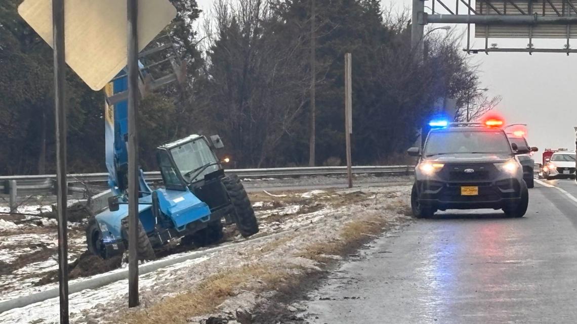 Forklift crash scene in Prince George's County | wusa9.com