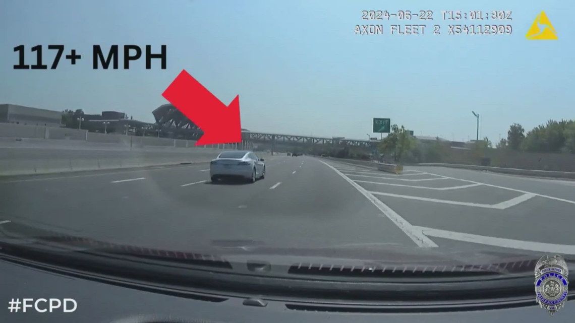 Man driving 117 mph on Dulles Toll Road arrested | wusa9.com