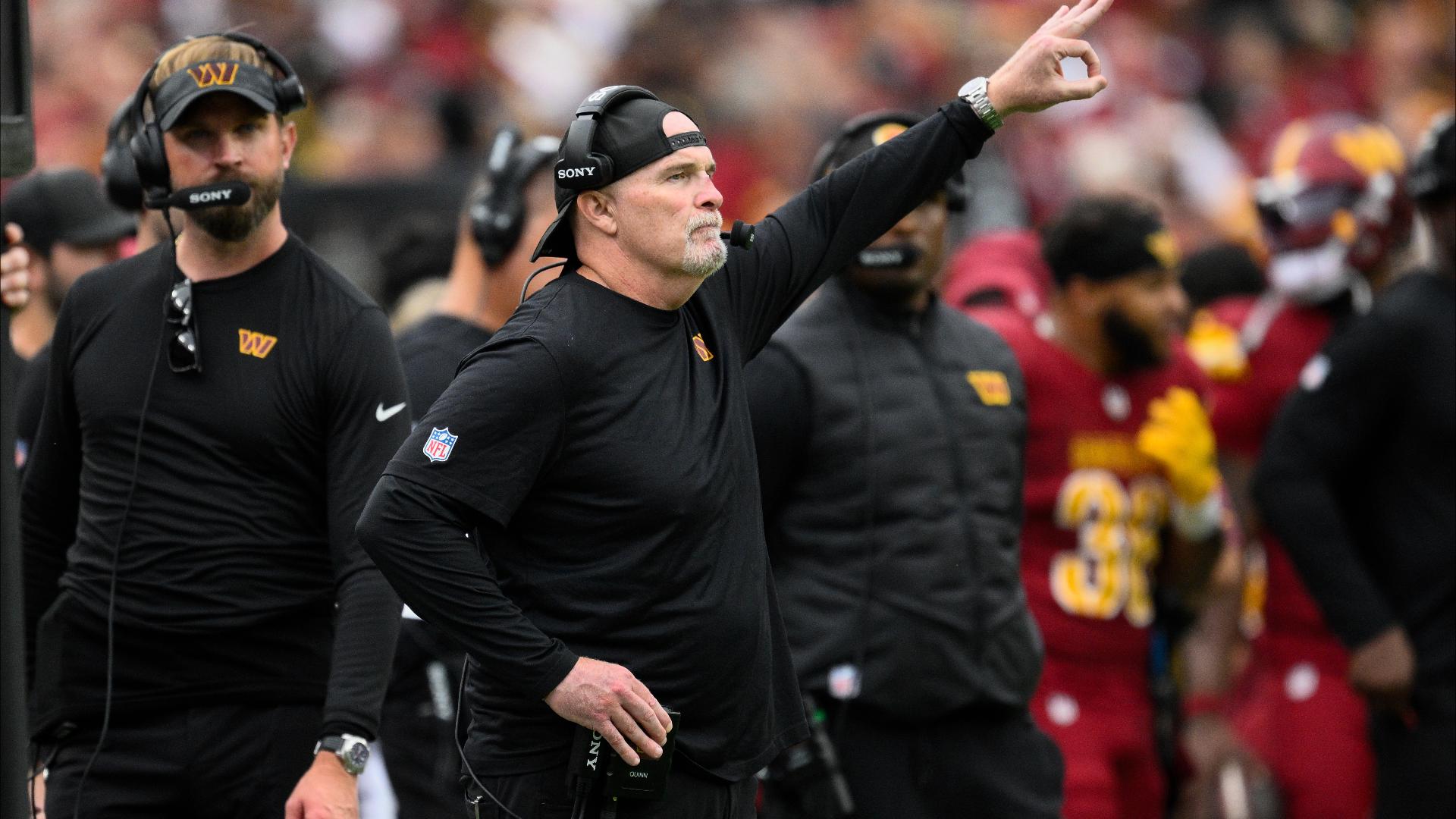 A Washington Commanders rookie fumbled, his coach's reaction was ...