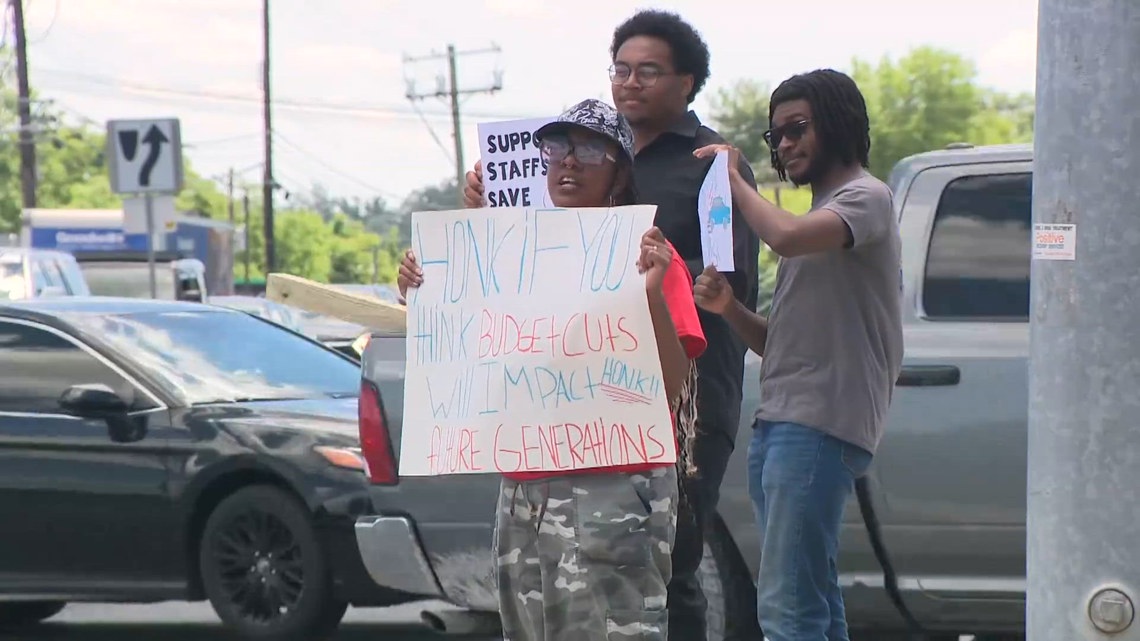 Group protests proposed MCPS budget cuts as deadline nears | wusa9.com