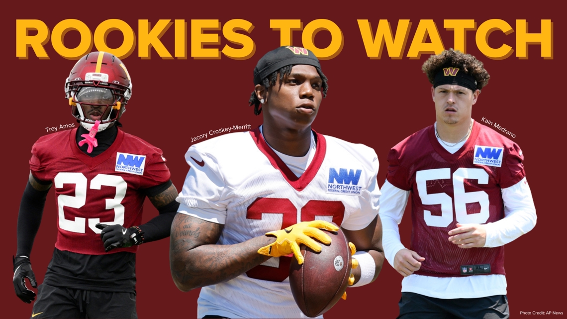 3 Washington Commanders rookies to watch in preseason opener | wusa9.com