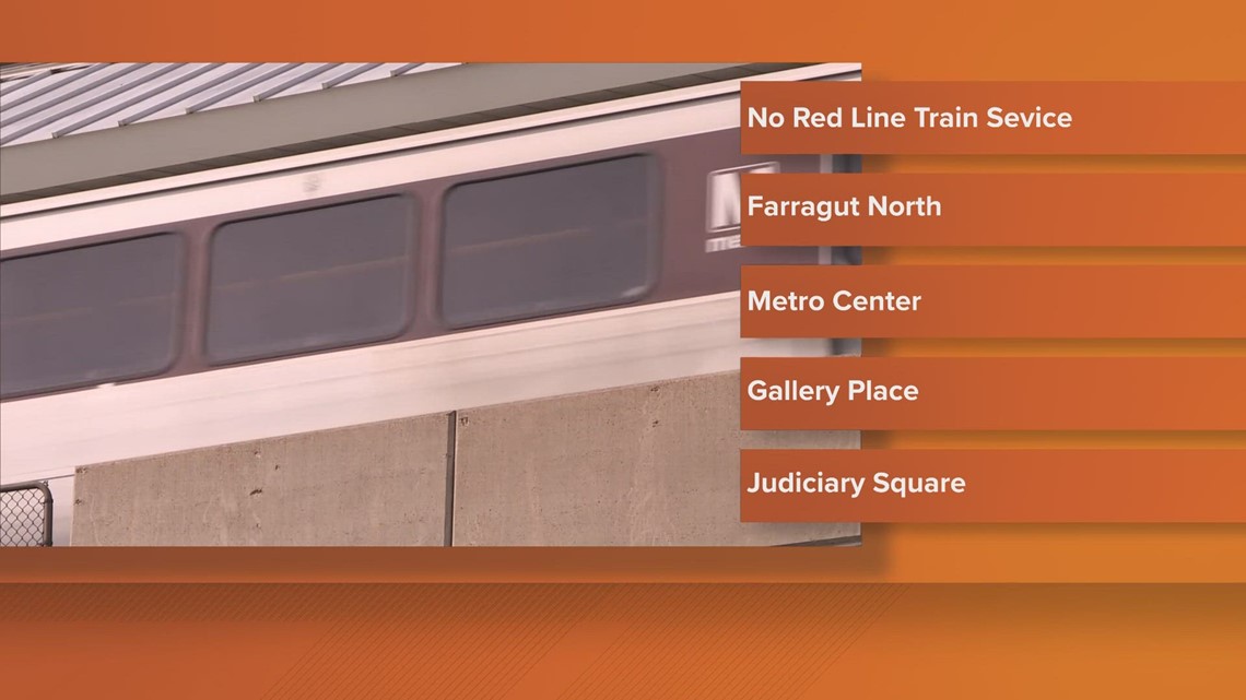 Metro reminder: Red Line service is suspended between Union Station and ...