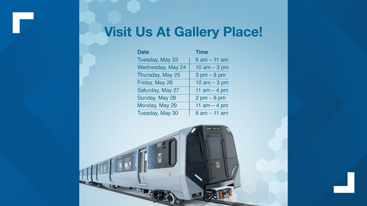 New Metro train cars spotlighted in 'Fleet of the Future' exhibit ...