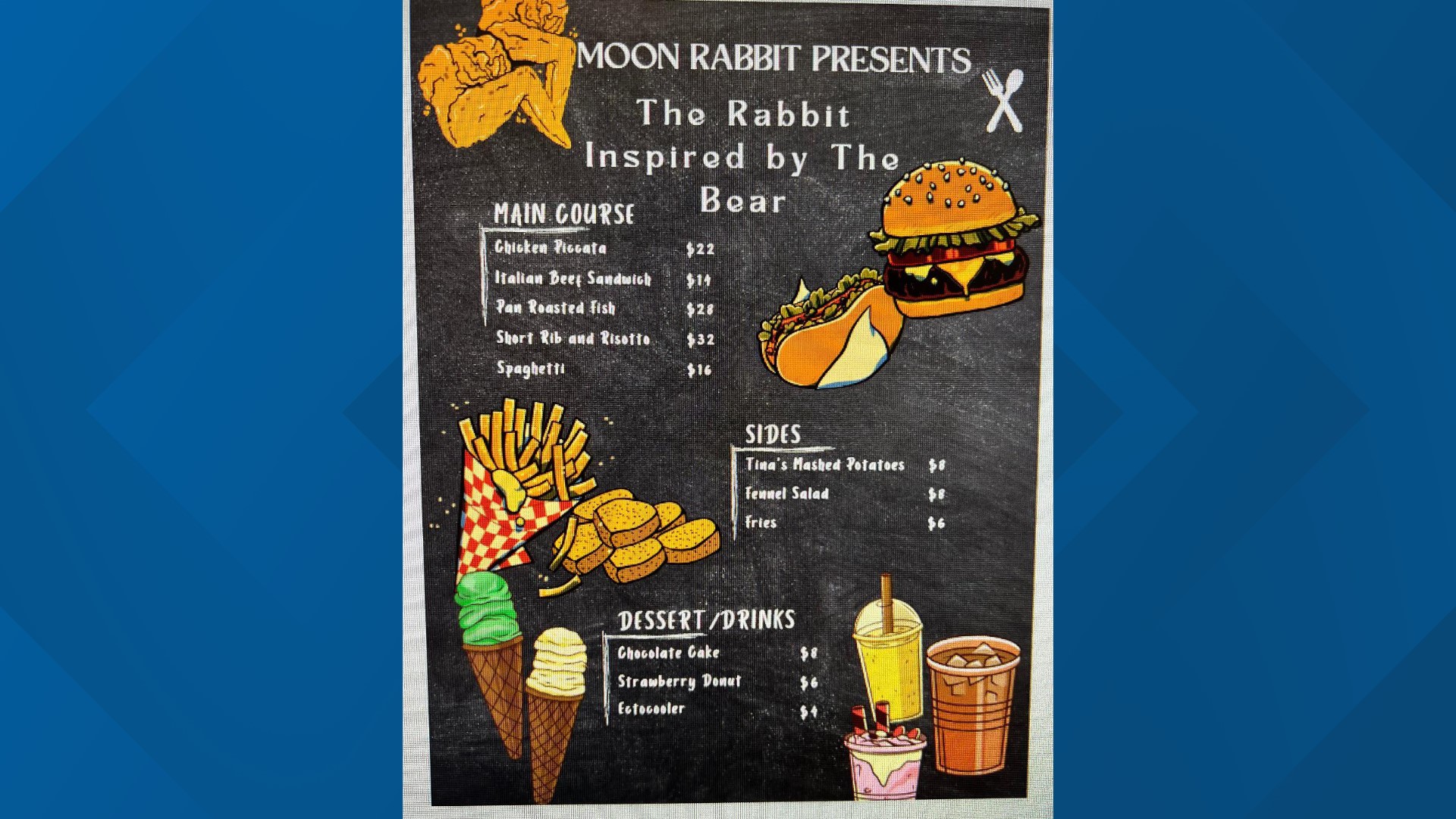 Hit Hulu show The Bear inspires new Moon Rabbit menu | wusa9.com