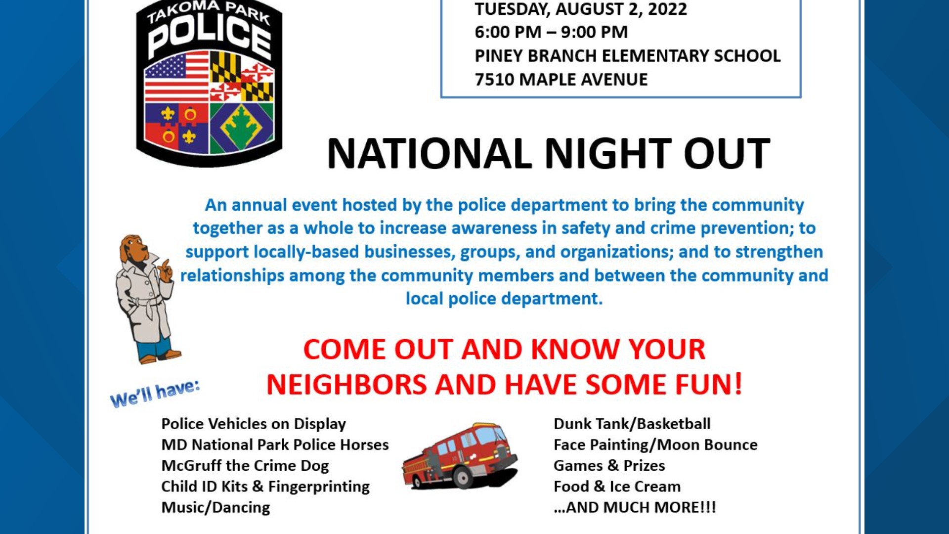 DMV police departments celebrate National Night Out | wusa9.com