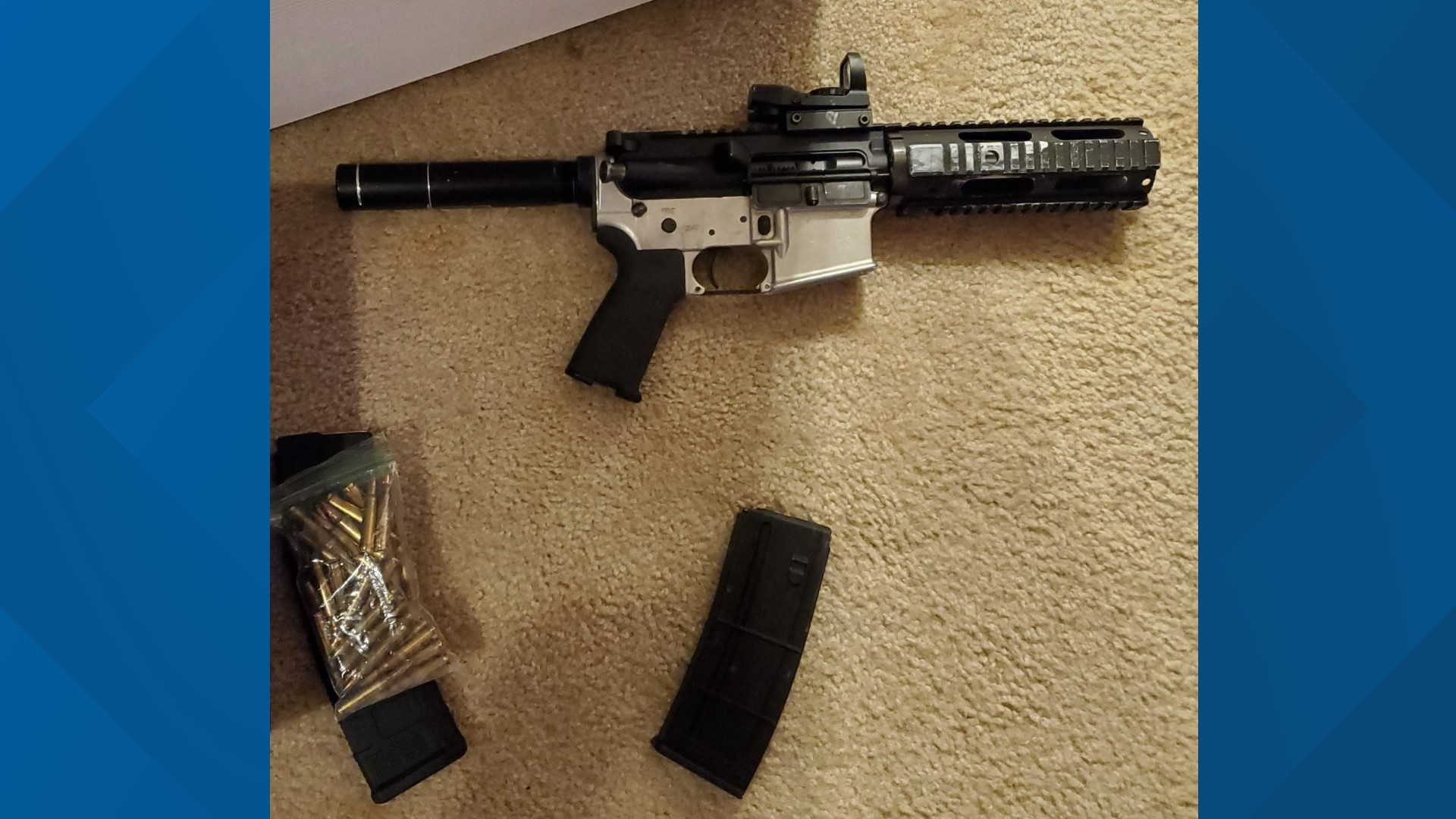 Teen arrested after police find gun hidden in bedroom | wusa9.com