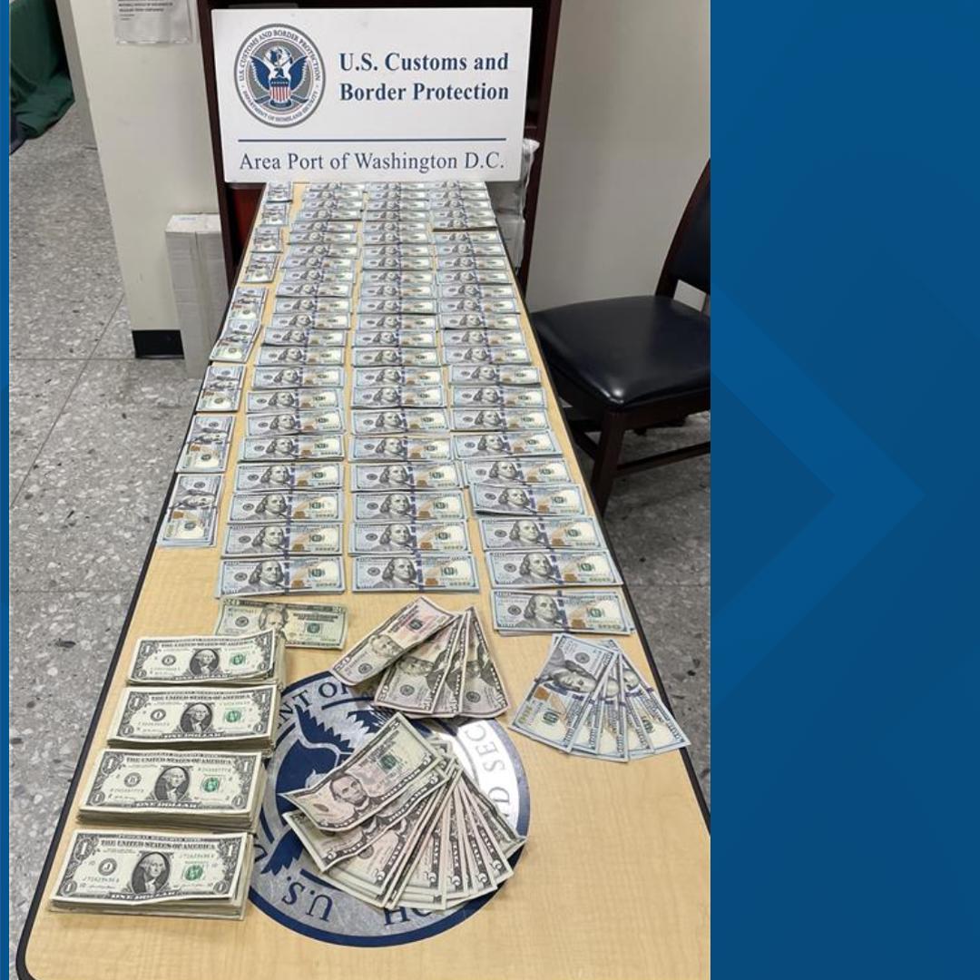CBP seizes $111K in unreported cash from travelers at Dulles Airport ...