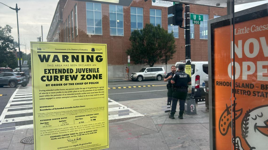 Youth curfew zone in effect along U Street Corridor | wusa9.com