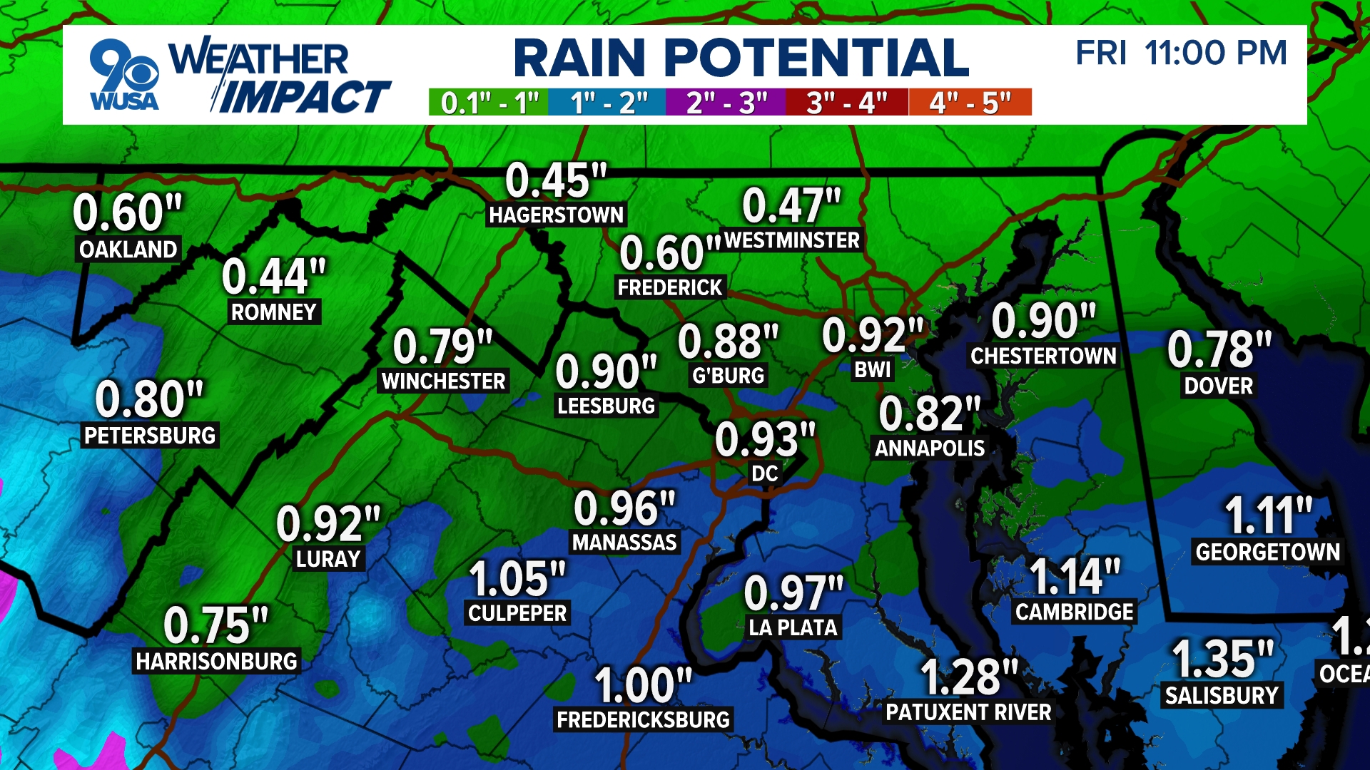 Powerful Cold Front Sweeps Through DMV: Gusty Winds and Plummeting Temperatures | wusa9.com