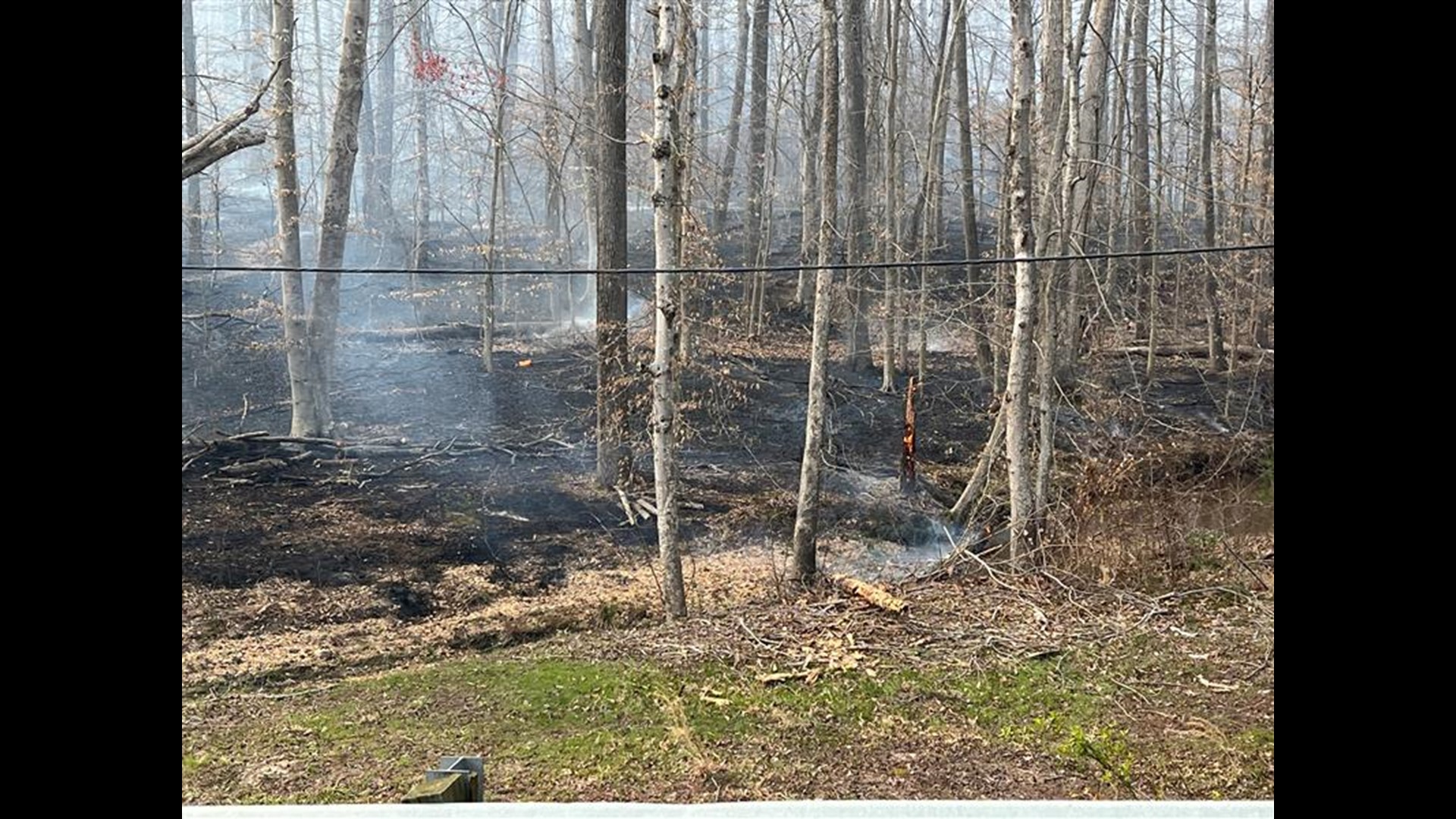 Crews monitoring brush fire that closed Route 1 in Prince William ...