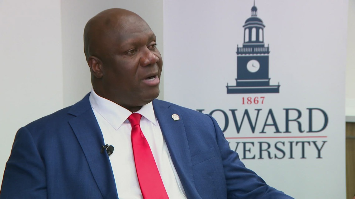Howard University former QB Ted White introduced as new head football ...