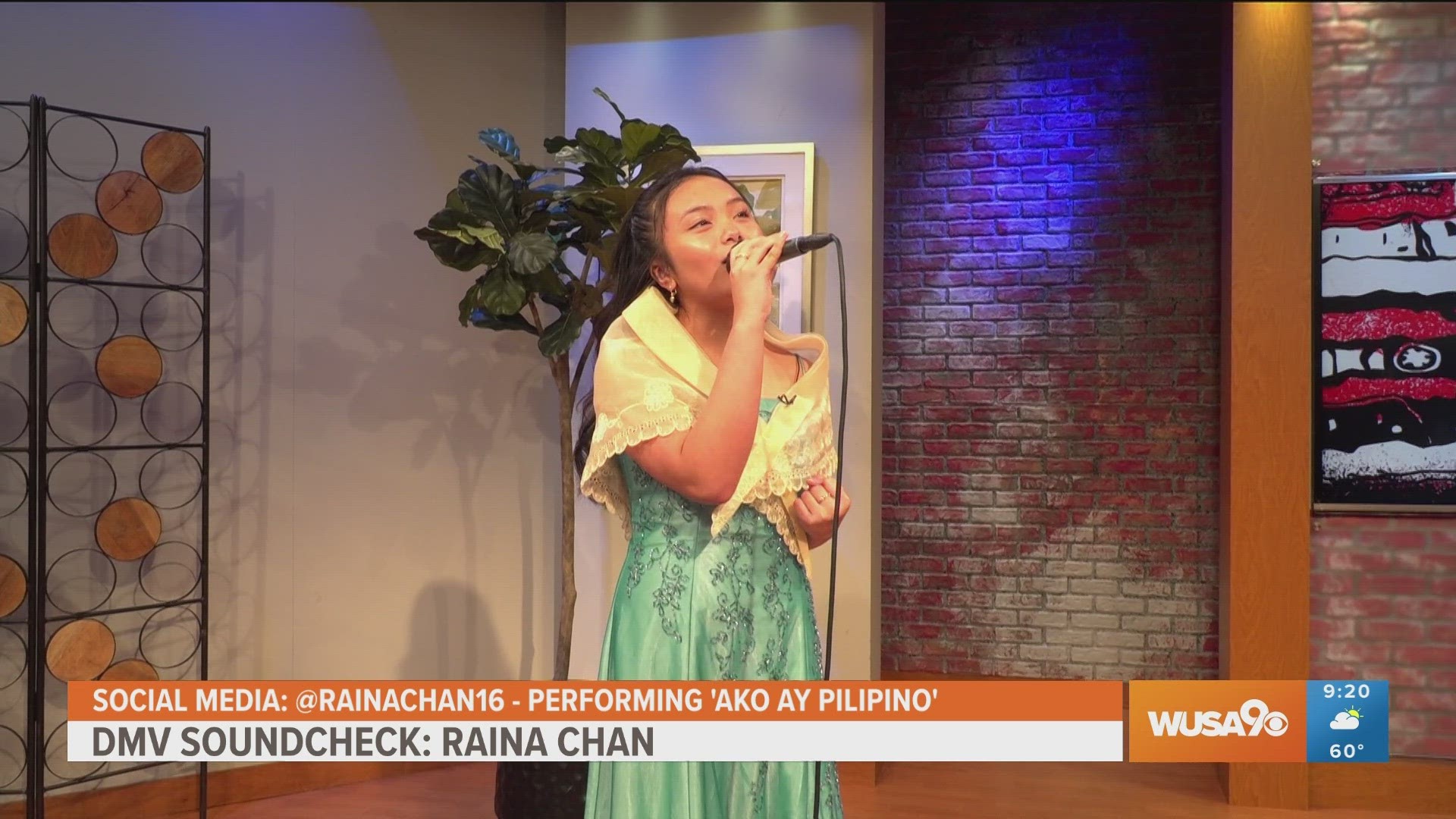Raina Chan sings 'Ako ay Pilipino' in the DMV Soundcheck | wusa9.com