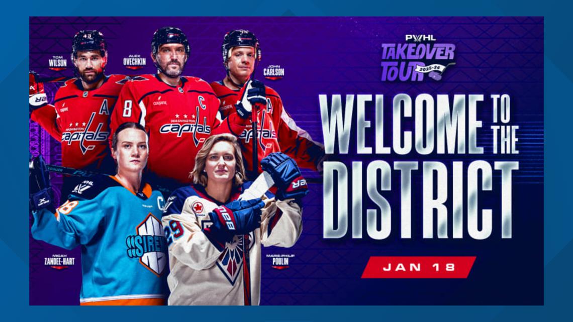 Capital One Arena to Host PWHL “Takeover Tour” Match This January ...
