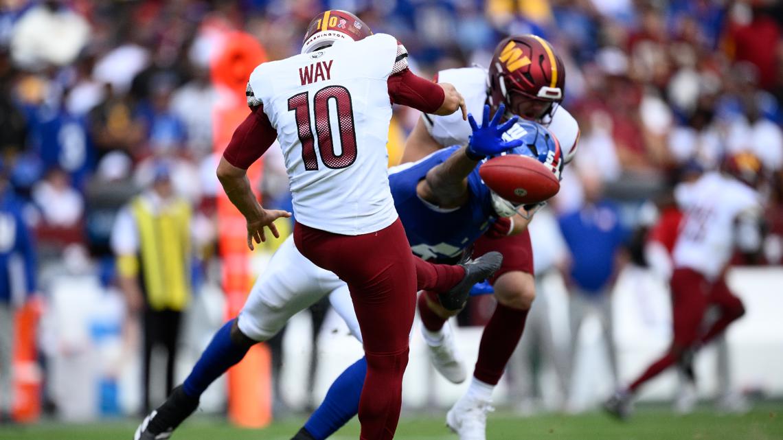 Punter Tress Way is the Commanders' lone 2026 Pro Bowl selection ...