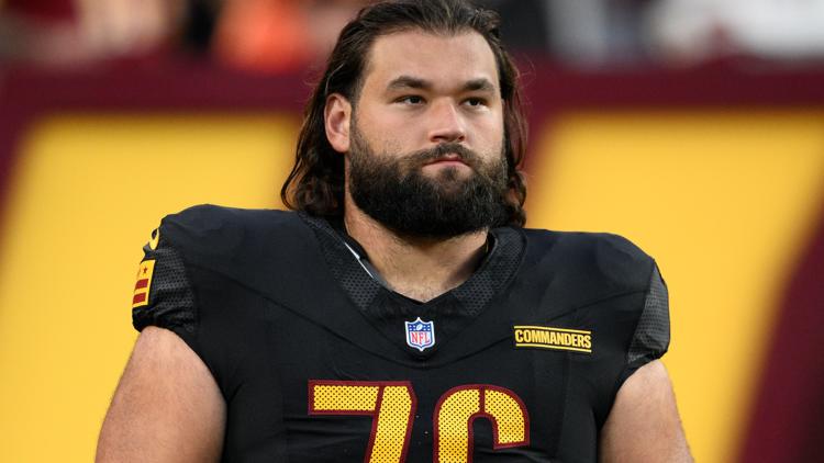 Sam Cosmi's journey back to the Washington Commanders | wusa9.com