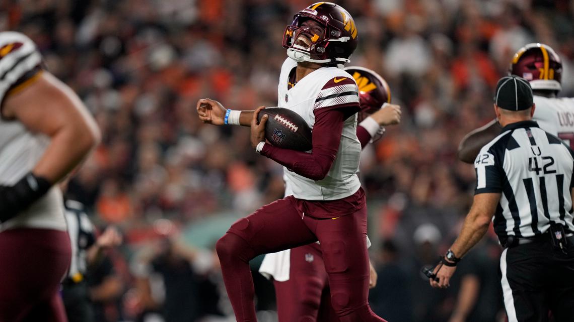 Commanders vs. Bengals: Jayden Daniels nearly flawless in win | wusa9.com
