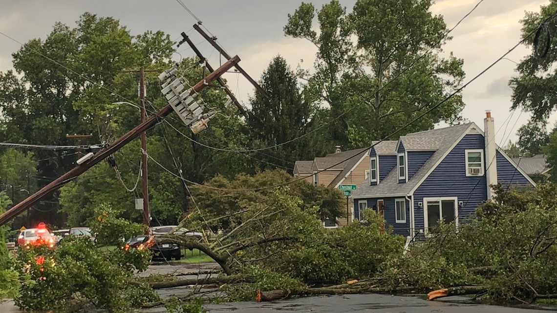 Severe storms causing flooding, down trees, power outages in DMV ...