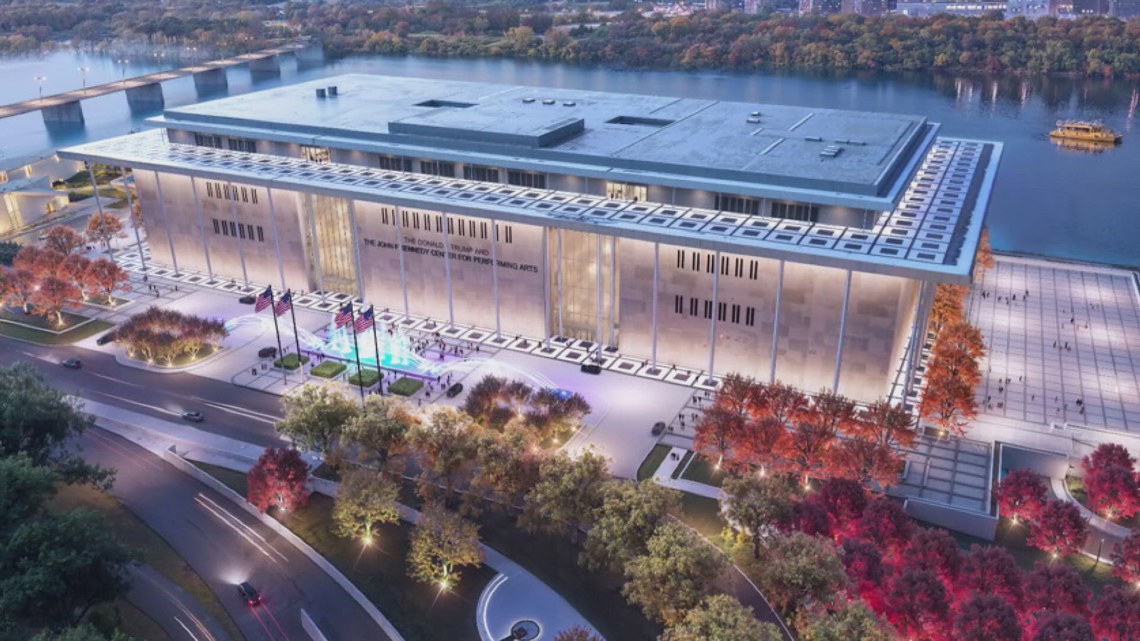Trump releases new renderings of Kennedy Center renovations | wusa9.com
