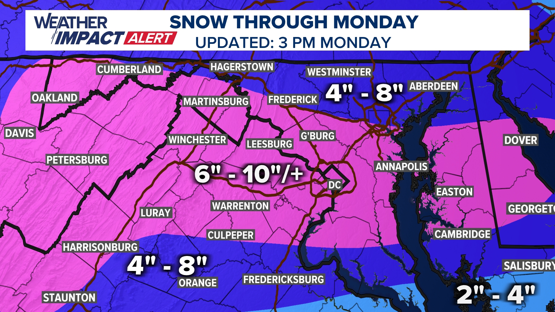 Cold blast, Arctic air to impact the DC region | wusa9.com
