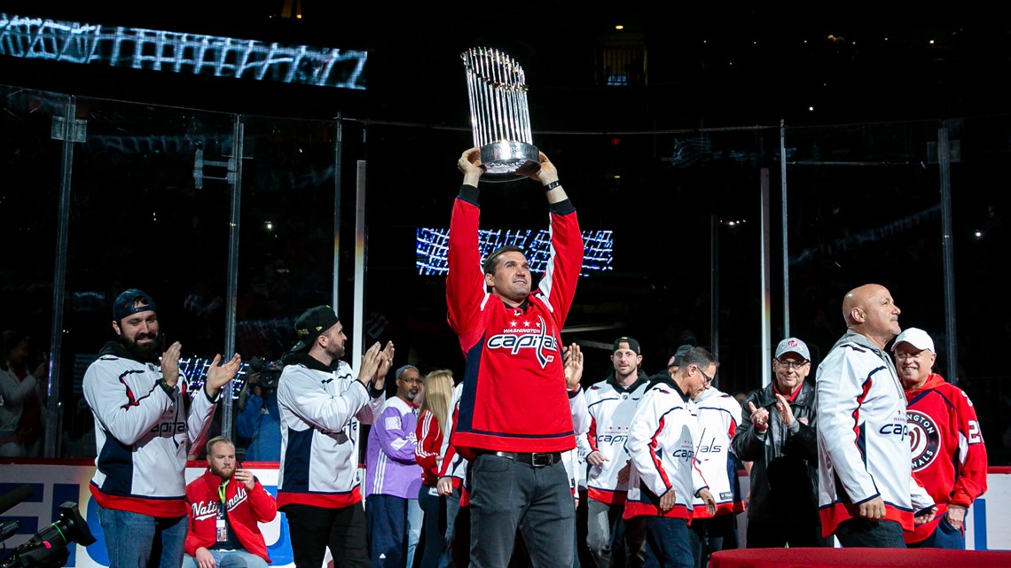 Caps honor Nats World Series with pregame celebration | wusa9.com