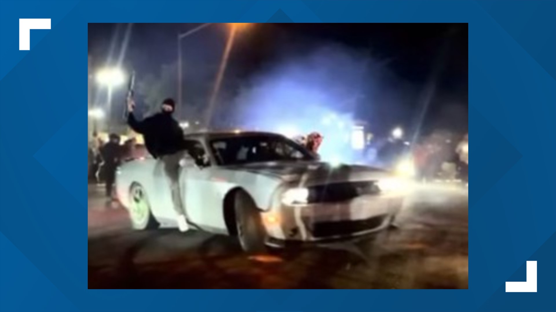 Crowds swarm police officer amid street takeover in Springfield | wusa9.com