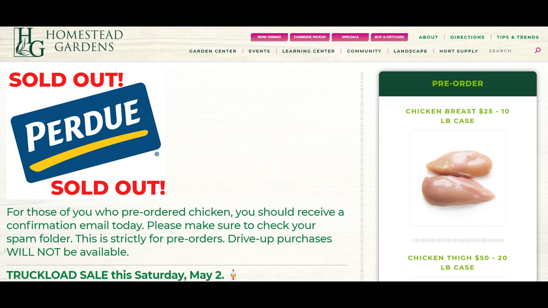 30K pounds of Purdue chicken sells out during massive sale | wusa9.com