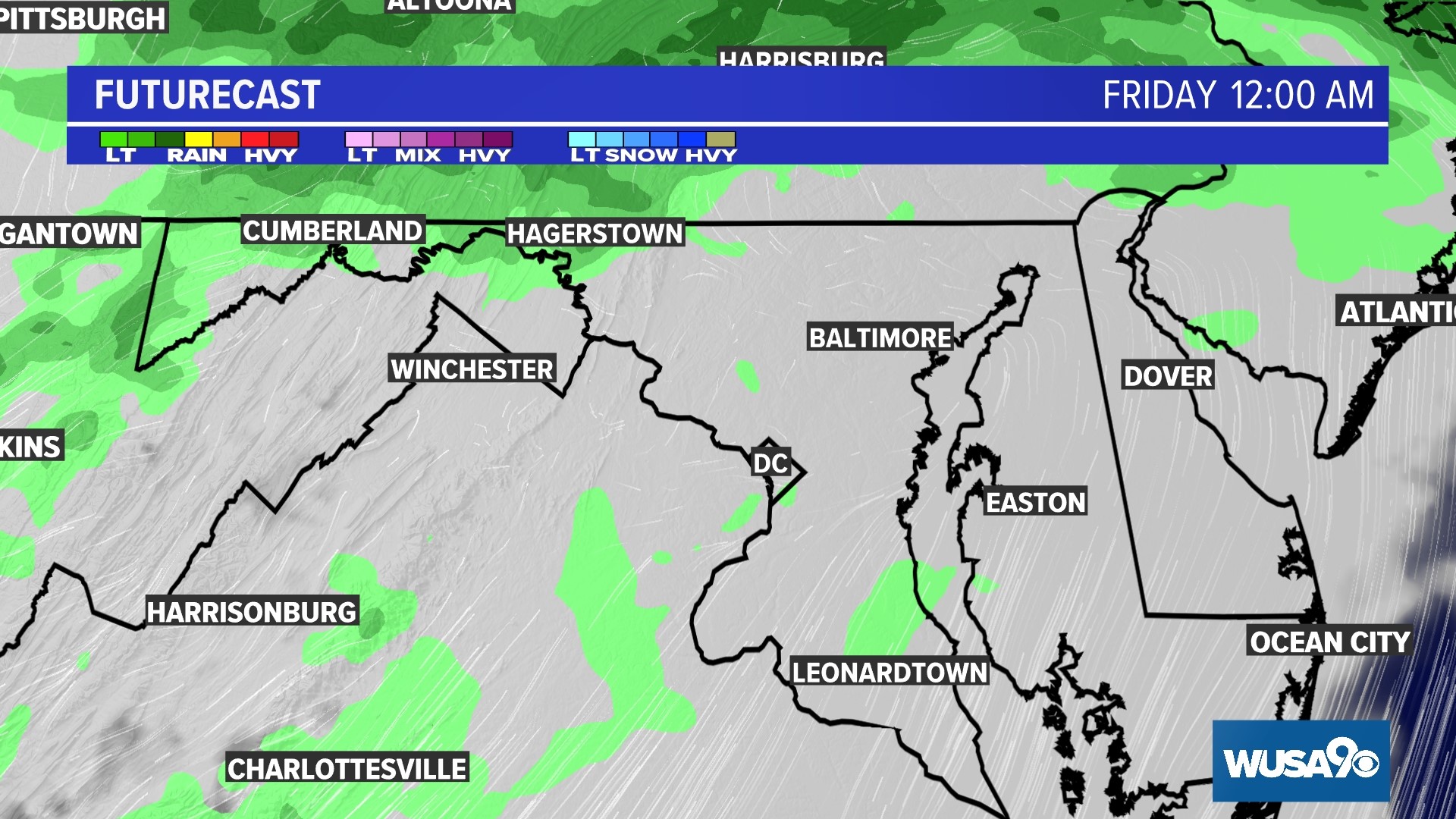 Wet weather timeline Thursday and Friday | wusa9.com