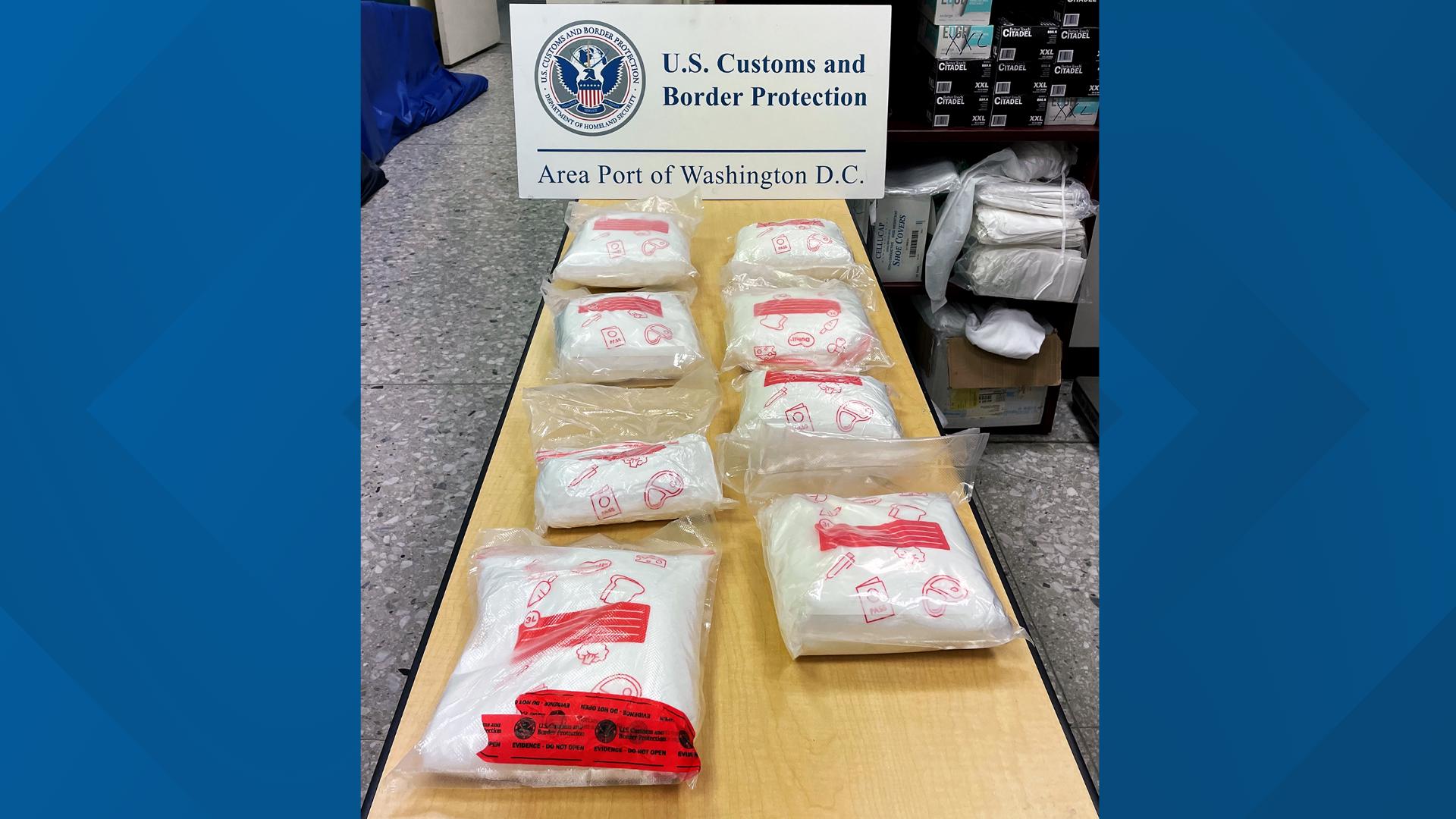 CBP finds nearly 34 lbs of Ketamine worth $900K at Dulles airport ...