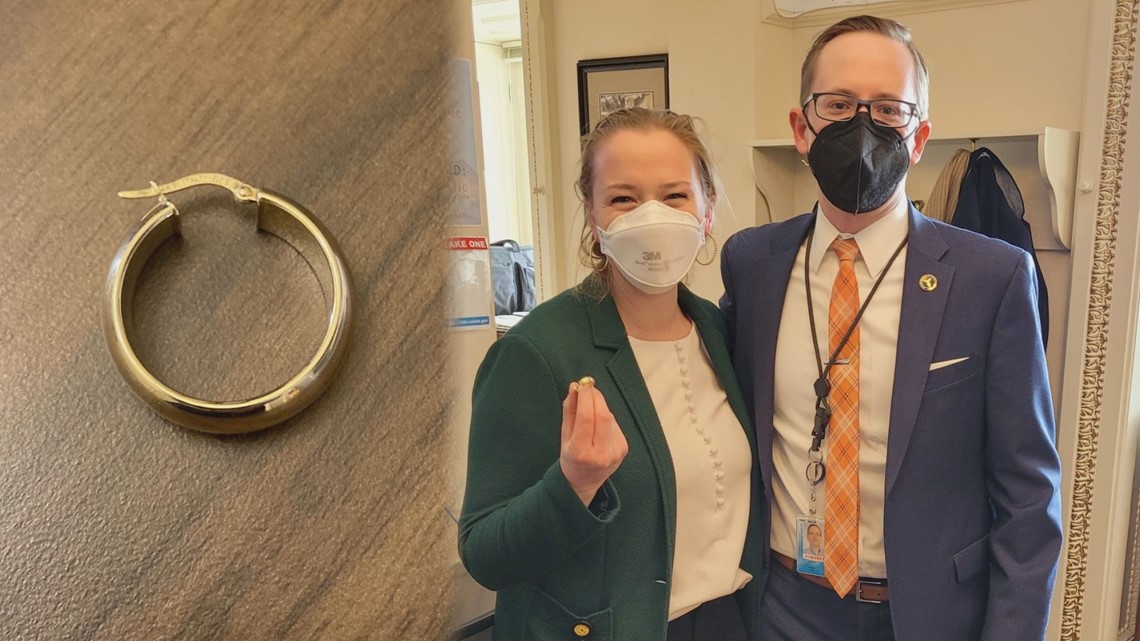 Politico reporter’s earring lost during Capitol attack returned | wusa9.com