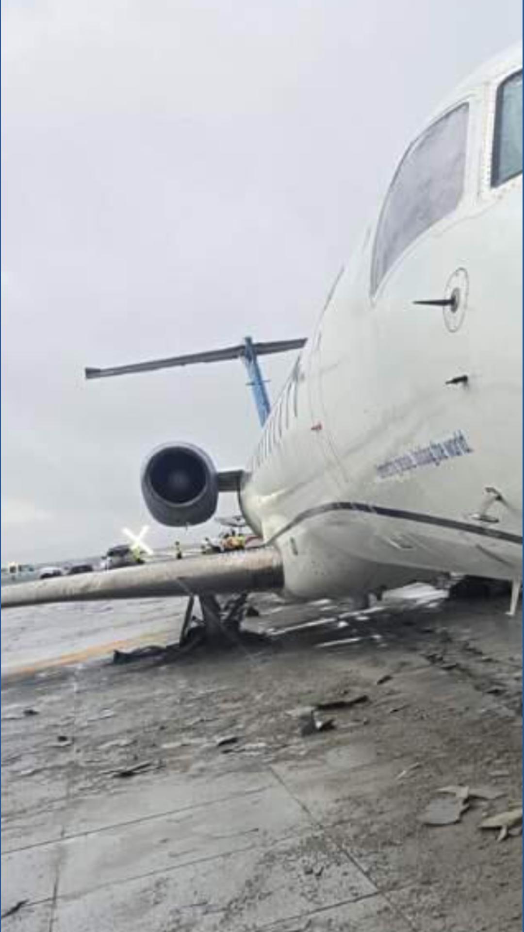 Flight 4339 overruns runway at Roanoke, no injuries reported | wusa9.com