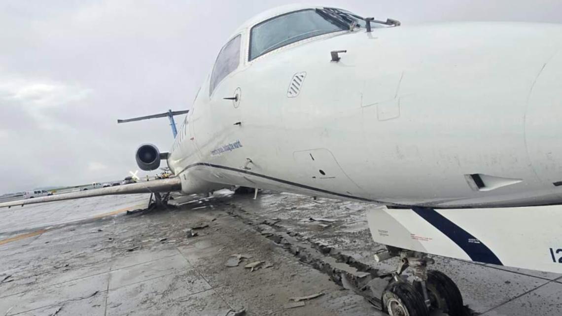 Flight 4339 overruns runway at Roanoke, no injuries reported | wusa9.com
