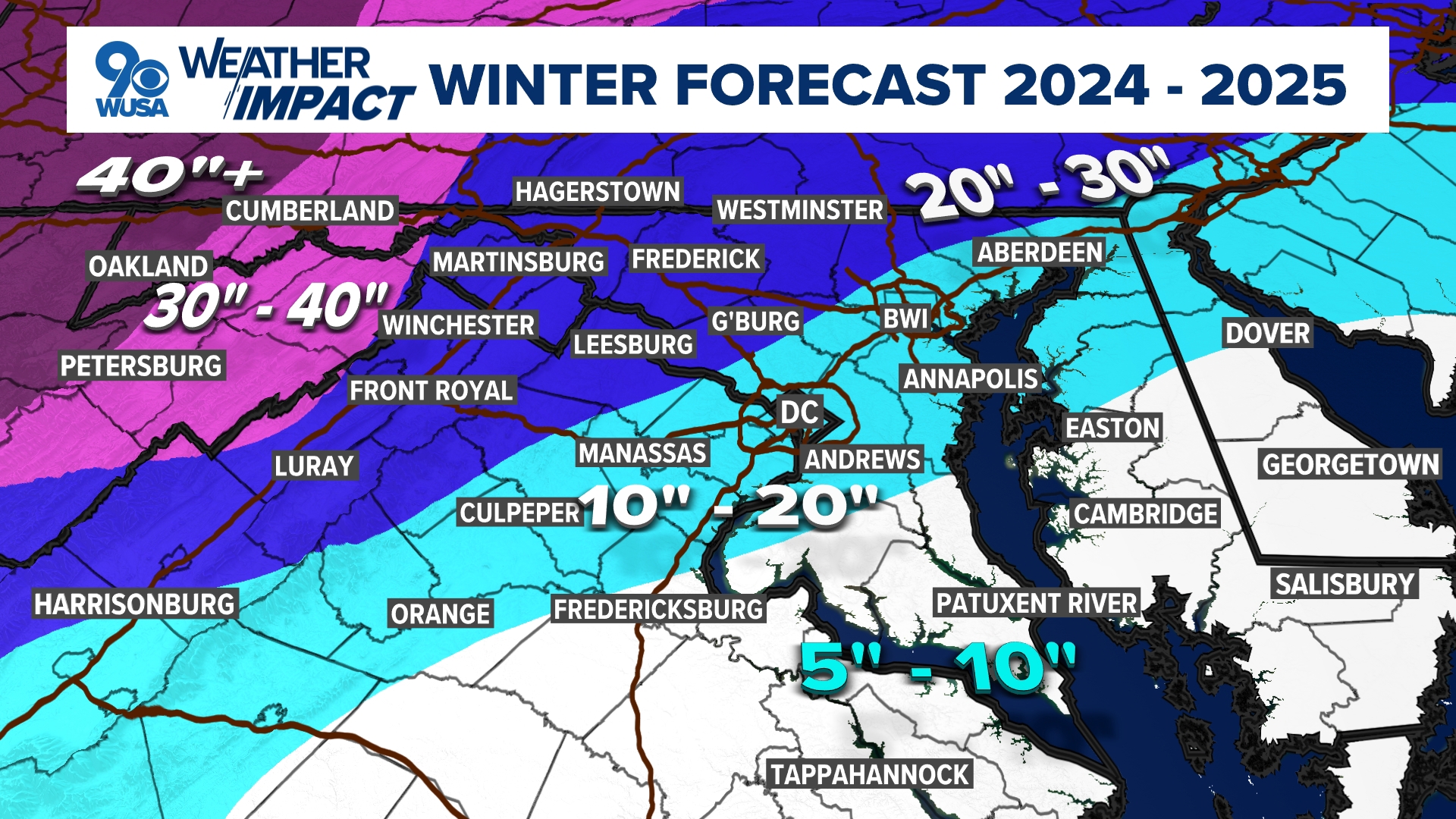 How much snow will the DC region get this winter? | wusa9.com