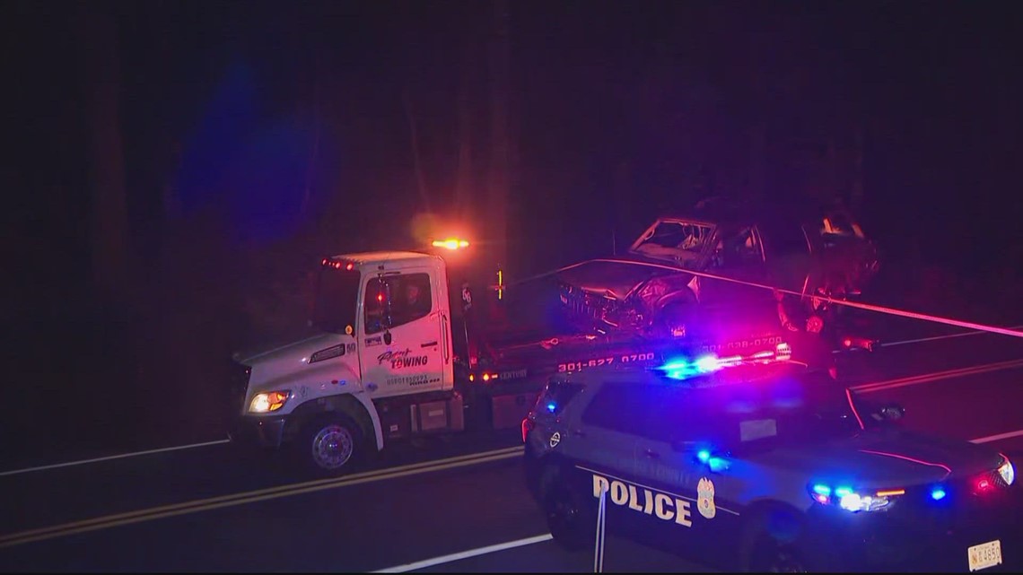 Deadly single-vehicle crash in Prince George's Co. | wusa9.com