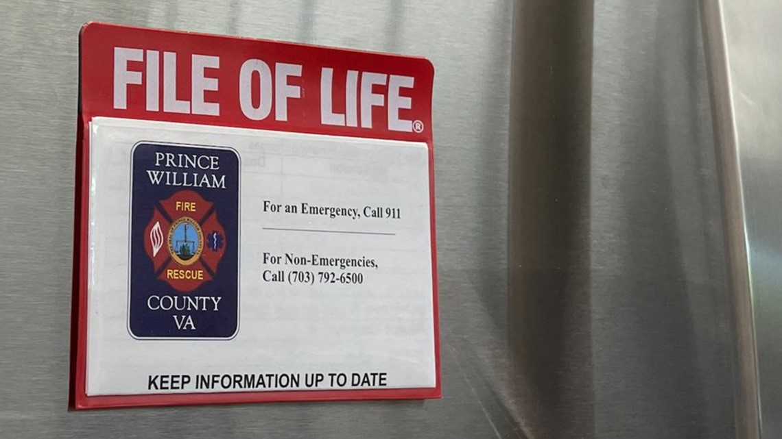 Prince William County Fire introduces File of Life Program | wusa9.com