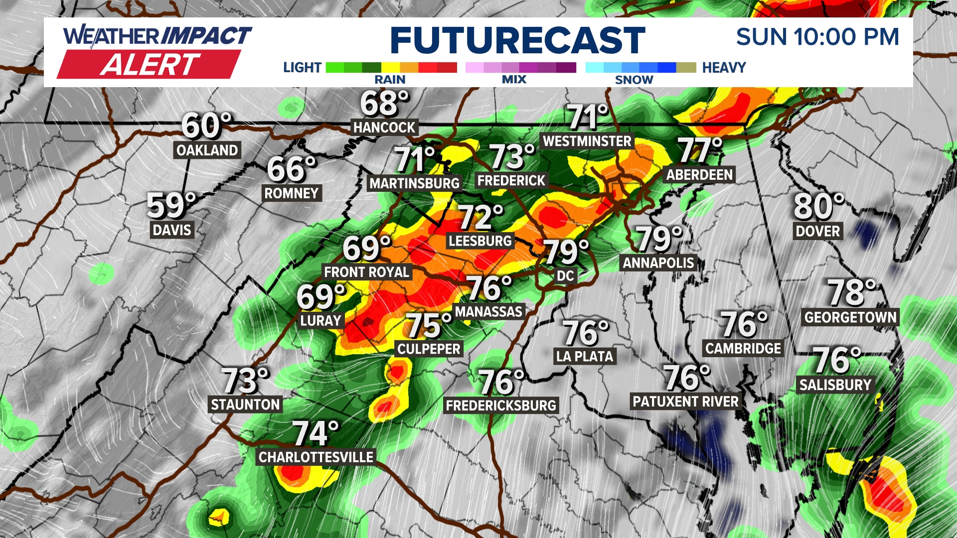 Weather Impact Alert: Sunday afternoon for strong to severe storms ...
