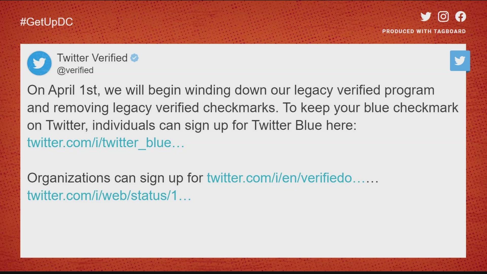 Twitter pulls blue check mark from New York Times | wusa9.com